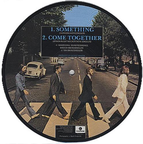 The Beatles Something UK 7" vinyl picture disc (7 inch picture disc ...
