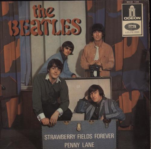 The Beatles Strawberry Fields Forever EP - 1st French 7" vinyl single (7 inch record / 45) (80134)