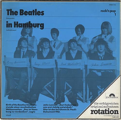 The Beatles The Beatles In Hamburg German vinyl LP album (LP record) (347535)