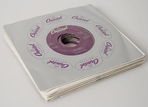 The Beatles Thirteen Purple Capitol Label Singles US 7" vinyl single (7 ...