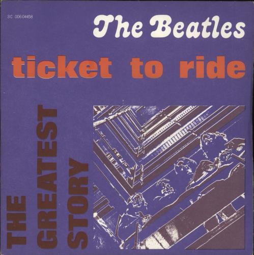 The Beatles Ticket To Ride Italian 7" vinyl single (7 inch record / 45 ...