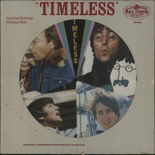 The Beatles Timeless Dutch picture disc LP (vinyl picture disc album ...