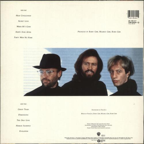 The Bee Gees High Civilization - EX UK vinyl LP album (LP record) (705972)