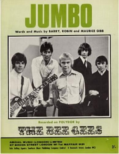 The Bee Gees Jumbo UK sheet music (174416) SHEET MUSIC