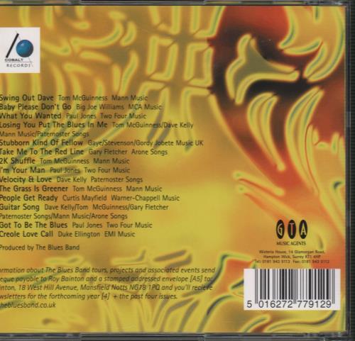 The Blues Band Brassed Up UK CD album (CDLP) (152645)