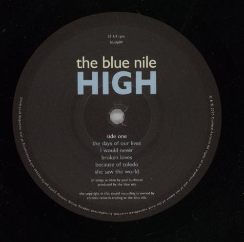 The Blue Nile High UK vinyl LP album (LP record) (867625)