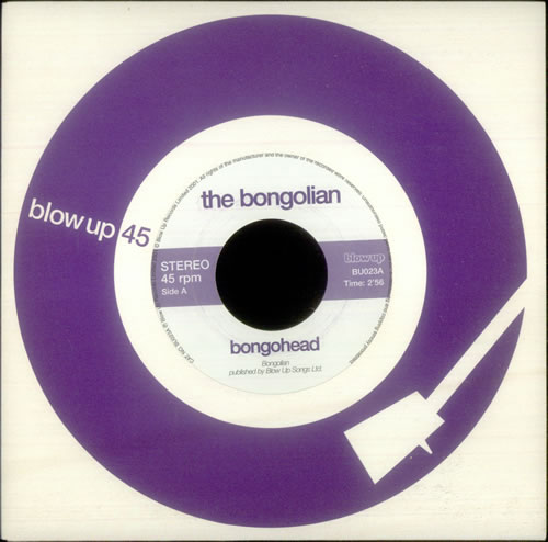 The Bongolian Bongohead UK 7" vinyl single (7 inch record / 45) (544701)
