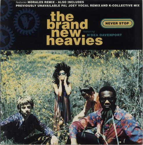 The Brand New Heavies Never Stop UK 12" vinyl single (12 inch record / Maxi-single) (680484)