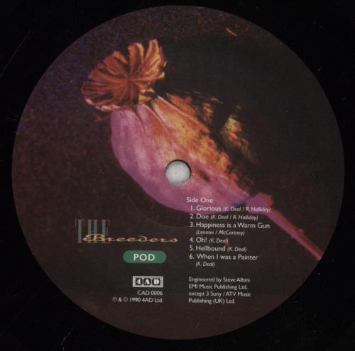 The Breeders Pod UK vinyl LP album (LP record) (842366)
