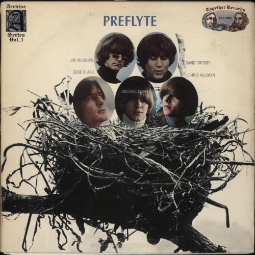 The Byrds Preflyte - VG US vinyl LP album (LP record) (867291)