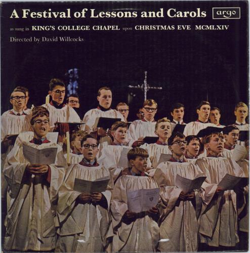 The Choir Of King's College, Cambridge A Festival Of Lessons And Carols UK vinyl LP album (LP ...