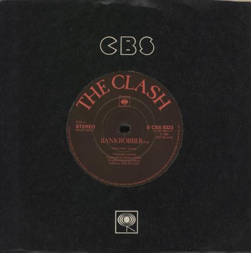 The Clash Bankrobber UK 7" vinyl single (7 inch record / 45) (662382)