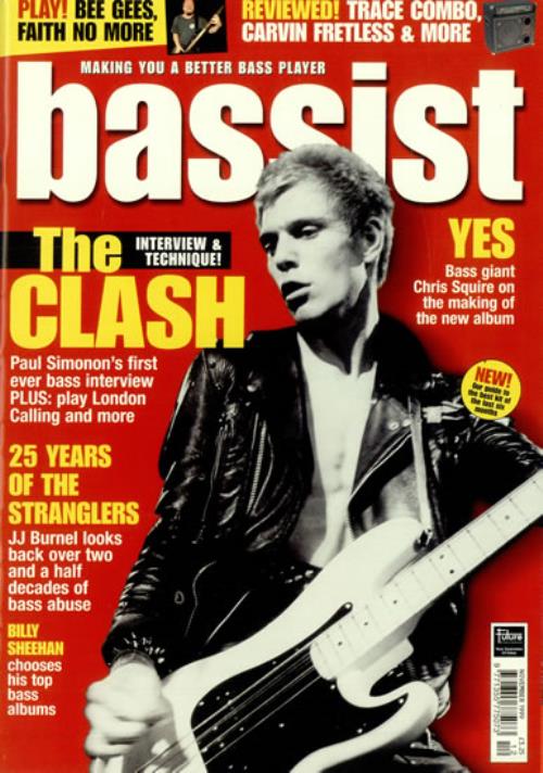 The Clash Bassist UK magazine (484700) NOVEMBER 1999