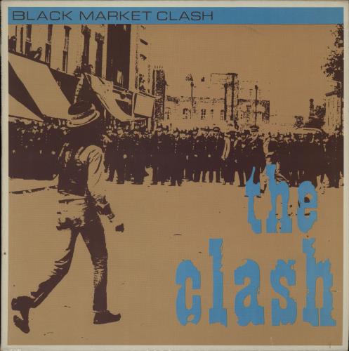 The Clash Black Market Clash - Gold promo stamped US 10" vinyl single ...