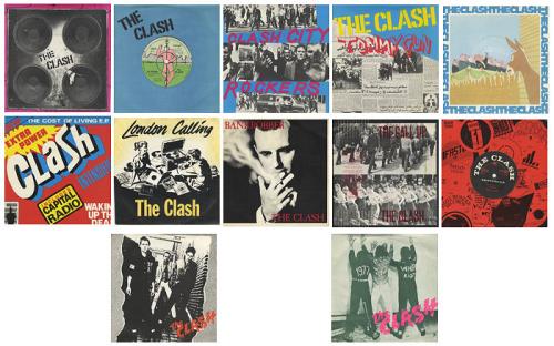The Clash Collection of 12 x 7" Singles UK 7" vinyl single (7 inch ...
