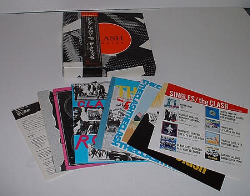 The Clash Singles + Obi Japanese Promo box set (323119)