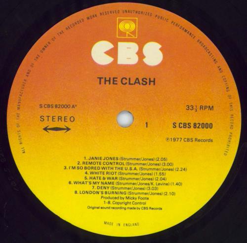 The Clash The Clash - 1st UK vinyl LP album (LP record) (445762)