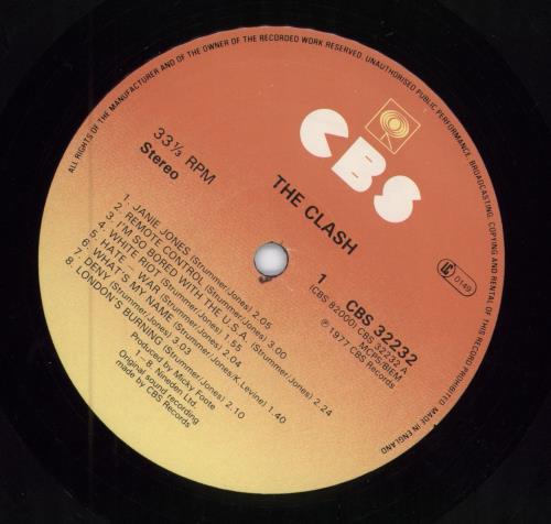 The Clash The Clash - 2nd UK vinyl LP album (LP record) (788117)
