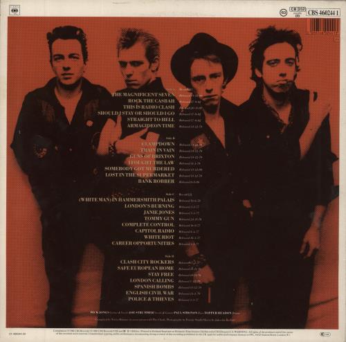 The Clash The Story Of The Clash Volume 1 - Red Stickered Sleeve - VG ...