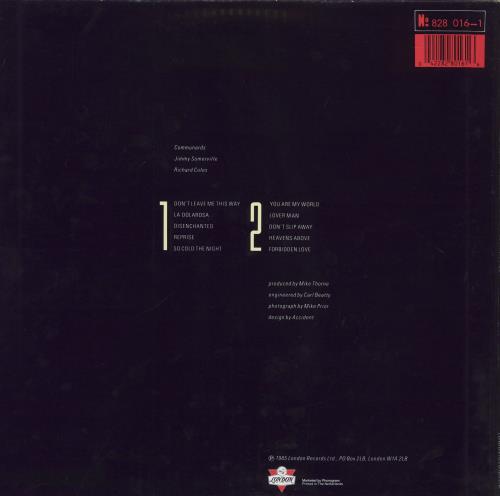 The Communards Communards Dutch vinyl LP album (LP record) (783301)