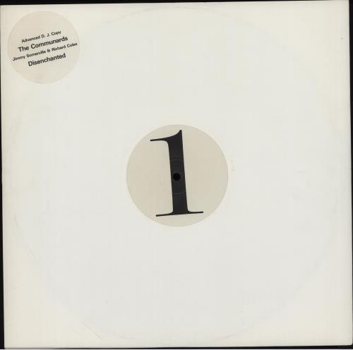 The Communards Disenchanted - White Label UK Promo 12" vinyl single (12 ...