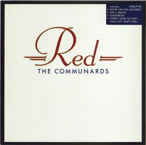 The Communards Red - Single Stickered UK vinyl LP album (LP record ...