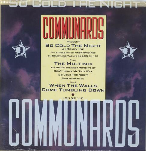 The Communards So Cold The Night (Remix) + PVC Outer UK 12" vinyl ...