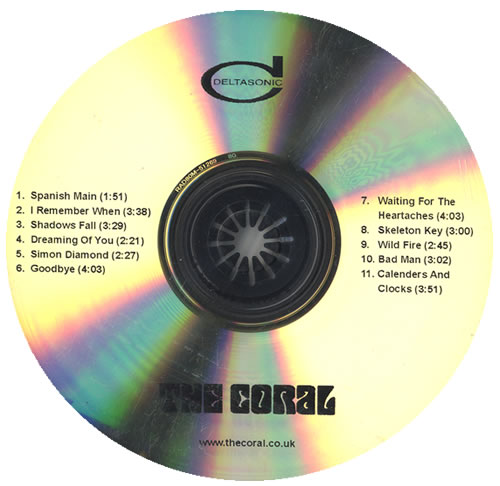 The Coral The Coral UK CD-R acetate (439616)