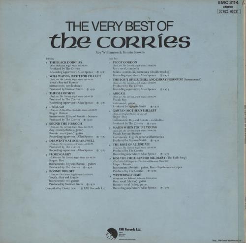The Corries The Very Best Of The Corries UK vinyl LP album (LP record ...