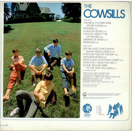 The Cowsills The Cowsills US Promo vinyl LP album (LP record) (427569)