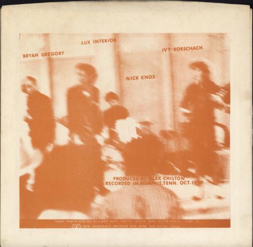 The Cramps Human Fly US 7" vinyl single (7 inch record / 45) (770449)