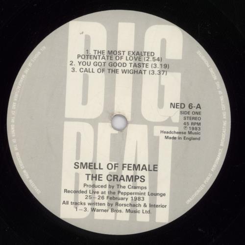 The Cramps Smell Of Female - VG UK vinyl LP album (LP record) (829251)