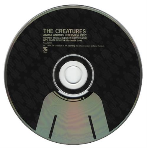 The Creatures (80s) Anima Animus Interview Disc UK Promo CD album (CDLP ...