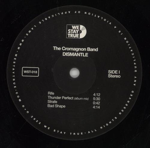 The Cromagnon Band Dismantle UK vinyl LP album (LP record) (850547)