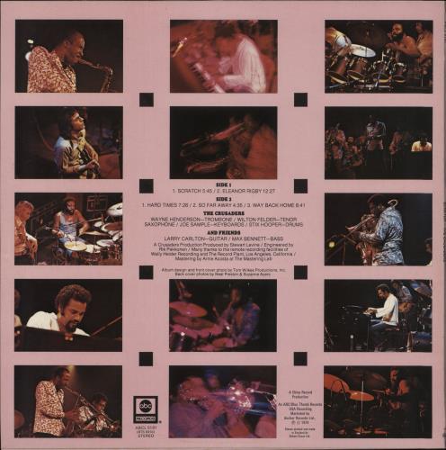 The Crusaders Scratch UK vinyl LP album (LP record) (516549)