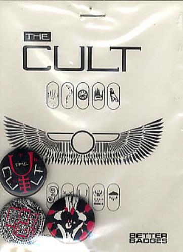 The Cult Badge Set US Promo memorabilia (358020) BADGE SET