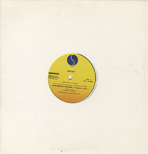 The Cult Love Removal Machine US Promo 12" vinyl single (12 inch record ...