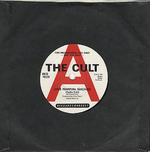 The Cult Love Removal Machine UK Promo 7" vinyl single (7 inch record ...