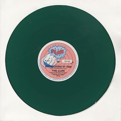 The Cure A Forest - Green Vinyl New Zealand 12" vinyl single (12 inch ...