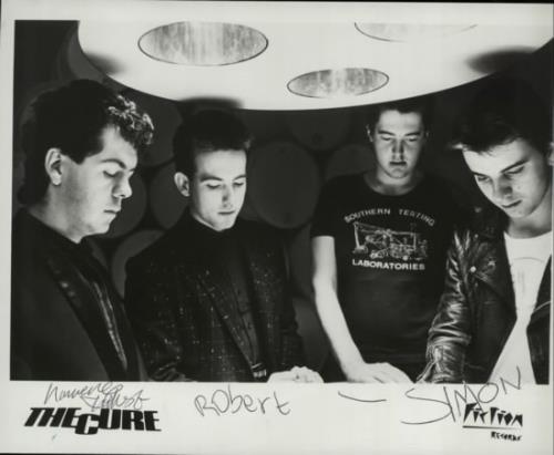 The Cure Autographed Publicity Photograph UK Promo photograph (593732 ...