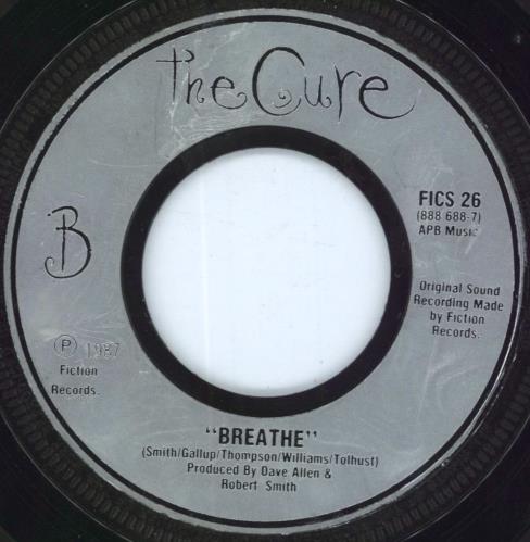 The Cure Catch -wide UK 7" vinyl single (7 inch record / 45) (799960)