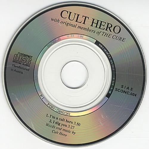 The Cure I'm A Cult Hero Italian 3" CD single (CD3) (15014)