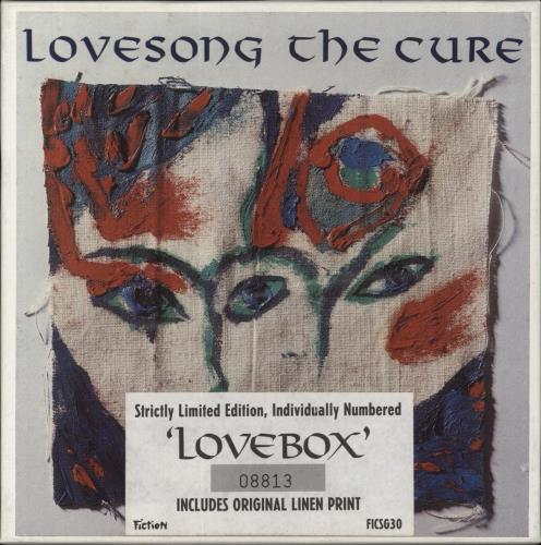 The Cure Lovesong UK 7" single box set (10892)