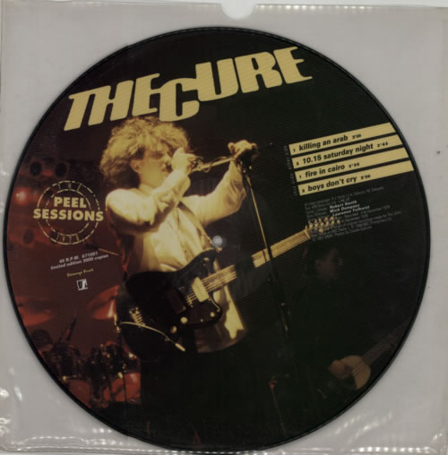 The Cure Peel Sessions UK 12" vinyl picture disc (12 inch picture ...
