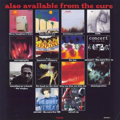 The Cure Wish - EX UK 2-LP vinyl record set (Double LP Album) (796571)