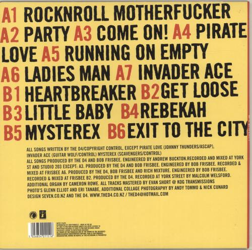 The D4 6Twenty UK vinyl LP album (LP record) (223899)