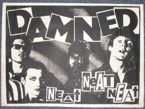 The Damned Neat Neat Neat UK Promo poster (145268)
