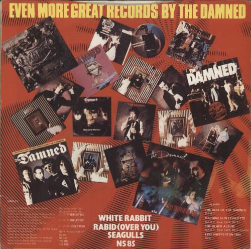 The Damned White Rabbit UK 7" vinyl single (7 inch record / 45) (145836)