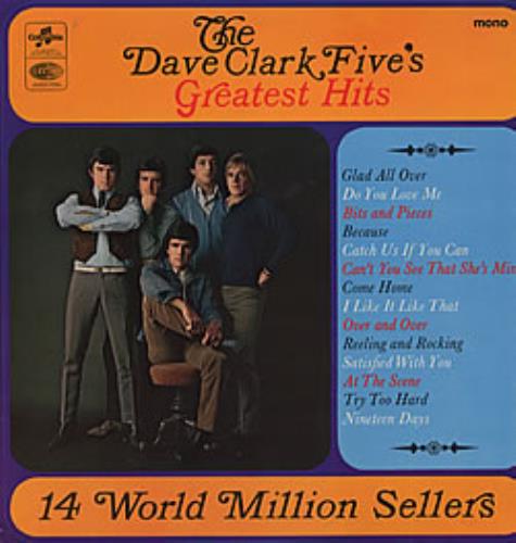 The Dave Clark Five Greatest Hits UK vinyl LP album (LP record) (210352)