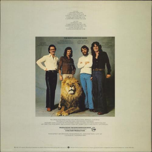 The Don Harrison Band The Don Harrison Band UK vinyl LP album (LP ...